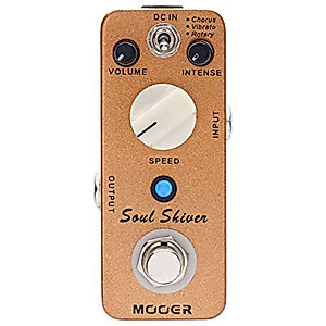 Mooer Soul Shiver Rotary Chorus Vibrato Effects Pedal