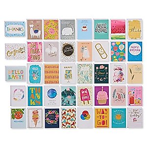 American Greetings All-Occasion Cards Assortment, Birthday, Thank You, Thinking of You, Congratulations & More (40-Count)