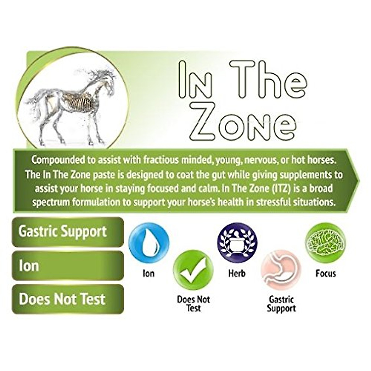 Animal Element in The Zone - 80cc. - All Natural, GMO Free, Calming and Focus Paste