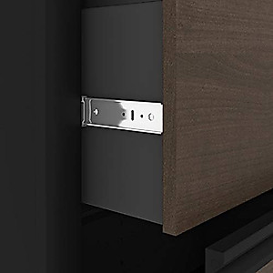 Bestar Connexion 2 Drawer Lateral File Cabinet, 31W, Antigua & Black