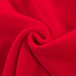 Baby Boys Girls French Terry Crewneck Sweatshirt Print Crewneck Retro Pullover Dress Shirt Sweater Baby Fleece Red