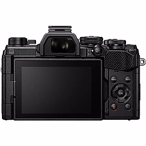 Olympus OM-D E-M5 Mark III Mirrorless Digital Camera Body + M.Zuiko Digital ED 14-42mm f/3.5-5.6 EZ Lens (Black)