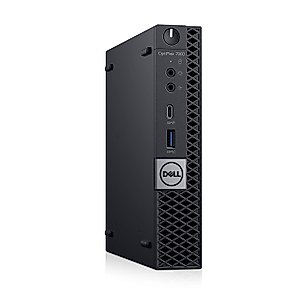 Dell Optiplex 7060 Micro PC Desktop, Intel Core i5-8500T 2.1GHz 6-Core (Hexa Core), 8GB DDR4 RAM, 256GB SSD, Windows 10 Pro (Renewed)