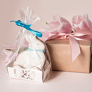 Yotelab Cellophane Bags, 9x12 Inches Clear Cellophane Gift Bags With Twist Ties, Cello Bags 200 PCS