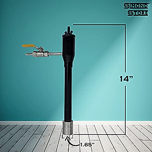 Propane Single Burner (MS) For Propane Forge and Melting Furnace Blacksmith Tool Pack Includes Valve, Hose & Regulator