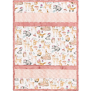Minky Lullaby Critter Grove Cuddle Kit Shannon Fabrics