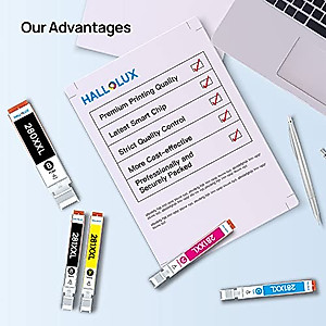 PGI-280XXL CLI-281XXL for Canon 280 281 Ink Cartridges Compatible with Canon TR8520 TS9120 TR8620 TR7520 TS8220 TS6120 TR8600 TR8500 TR8622 ( PGBK, Black, Cyan, Magenta, Yellow,5 Color Value Pack)