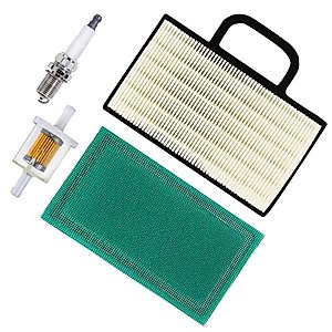 DemJamr 698754 273638 Air Filter Spark Plug Kit for BS 499486 499486S 691007 695667 18-26 HP intek V-Twins Lawn Mower Tractor