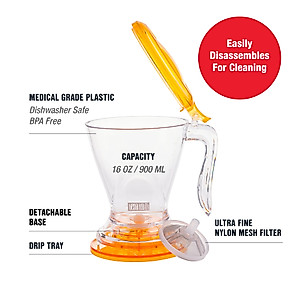 Tiesta Tea - Ultimate Live Loose Kit, Loose Leaf Tea Starter Kit, High to Non-Caffeinated Hot & Iced Tea, Starter Kit with Black, Green, Herbal Tea Sample Bags and 16oz Bottom Dispensing Tea Infuser