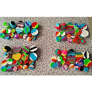 Silicone Wax Concentrate Multi Compartment Containers Large Non-stick Jars (20)