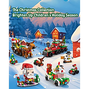 Advent Calendar 2024 Kids, 24 Days Building Blocks Playset Countdown Calendars, Christmas Stocking Stuffers for 6 7 8 9 10 11 12 Year Old Boys Girls Teen, Xmas Gifts STEM Toy Building Set Party Favors