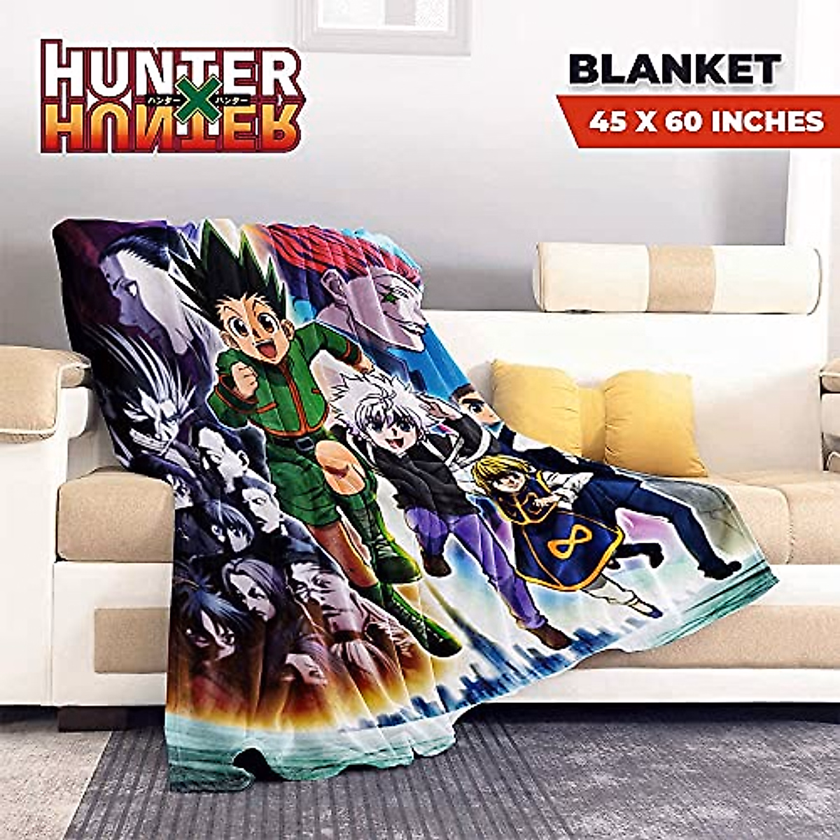 JUST FUNKY Hunter X Hunter Phantom Troupe Blanket [45 x 60 inches]
