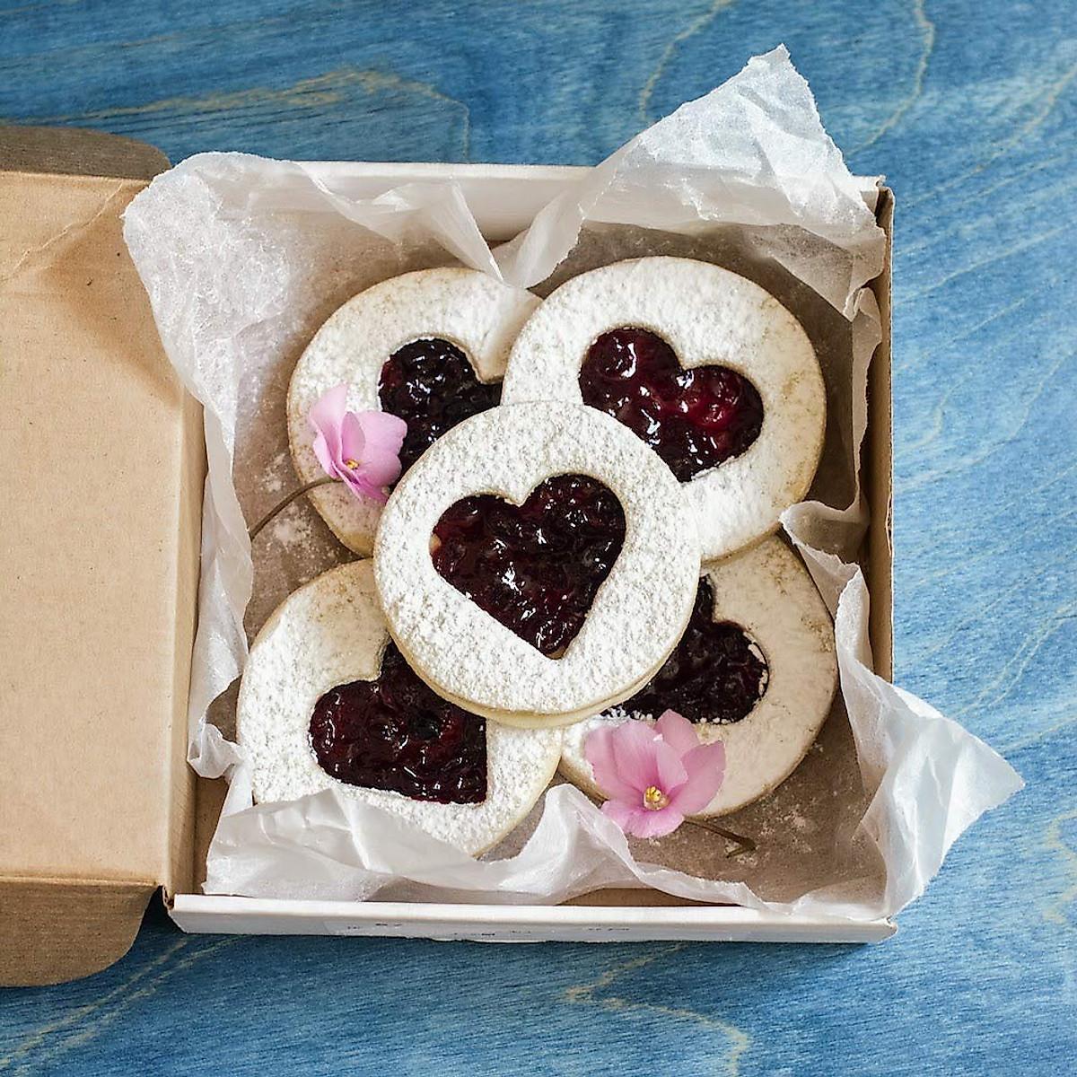 Ultra Cuisine Mini Cookie Cutter Shapes Set - 24 Small Molds To Cut Out Pastry Dough Pie Crust & Fruit - 304 Durable Stainless Steel Cutters - Cut Tiny Heart Shapes - Bake Like A Pro For A Lifetime