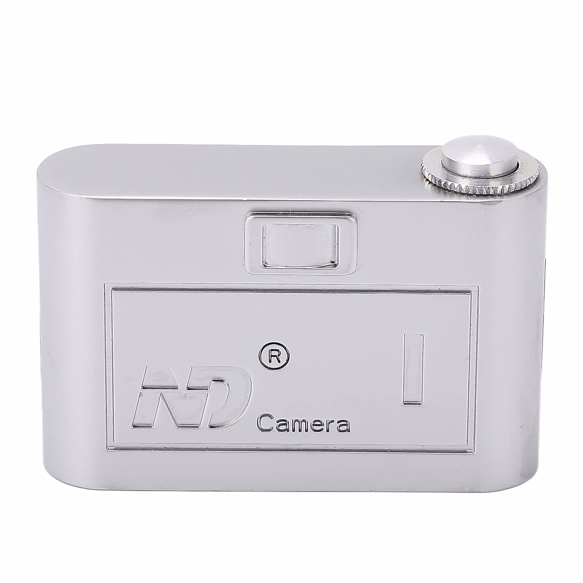 Estink Camera Shaped Metal ADHD Push Slider Toy, Metal Push Card Fidget Slider, Camera Shaped ADHD Push Slider Toy Office Desk Toys Gifts for Adults Kids Students Teens