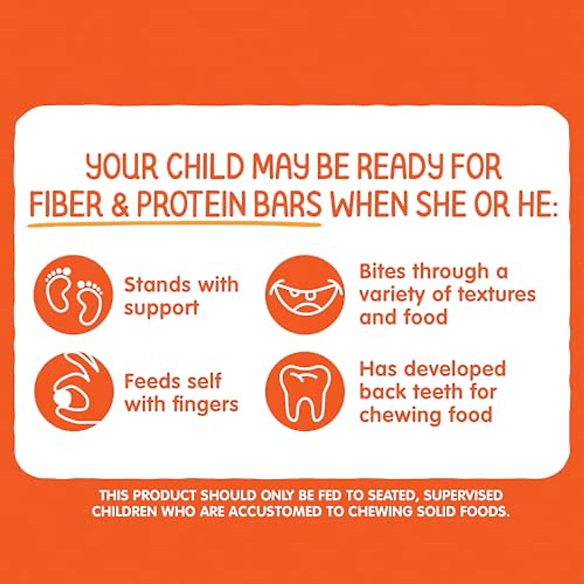 Happy Tot Organics Fiber & Protein Soft-Baked Oat Bars Organic Toddler Snack Banana & Carrot, 0.88 Ounce Bars, 5 Count Box (Pack of 6)