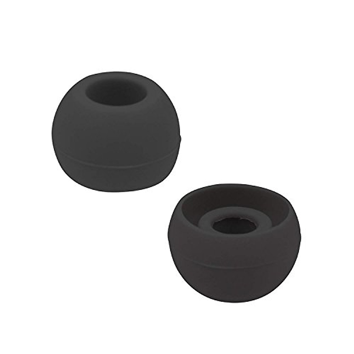 Alitutumao 8pcs Replacement Earbuds Silicone Eartips Compatible with Wireless Powerbeats 3 Powerbeats3 Beats by dr dre Earphones (Black)