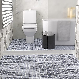 3" High Shower Threshold Water Dam 39 IN Collapsible Shower Water Splash Guard for Curbless Shower Threshold Barrier Water Stopper for Wet and Dry Separation Bathroom and Kitchen (White)