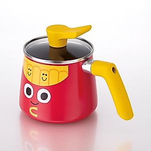 Skater ANMP1-A Multi-Pot, 3.3 gal (1.3 L) For Gas Fire, 7 In 1 All-Purpose Pot, Rice Cooker, Milk Pan, Fryer, Single Handle, Burger Conx, Potato