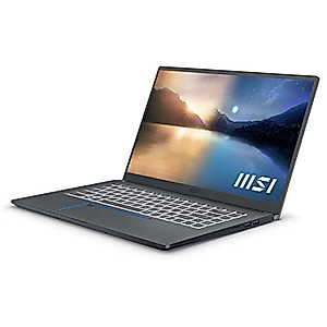 MSI Prestige 15 15.6" FHD Ultra Thin and Light Professional Laptop Intel Core i7-1185G7 GTX1650 MAX-Q 16GB DDR4 512GB NVMe SSD Win10 - Gray (A11SC-034)