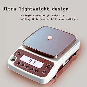 Xmenha Black Invisible Earbuds Wireless for Sleep Tiny Mini Hidden Earbuds Smallest for Work Small Earplug Headphones Small Ears Women Workout Gaming Earbud Earphones Auriculares