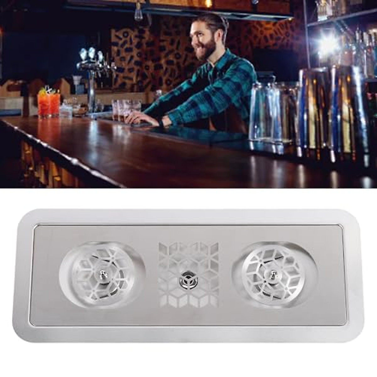 Glass Cup Washer Rinser, High Pressure Steel Glass Washer for Home Kitchen with Multi Angle, Stainless Steel Pitcher