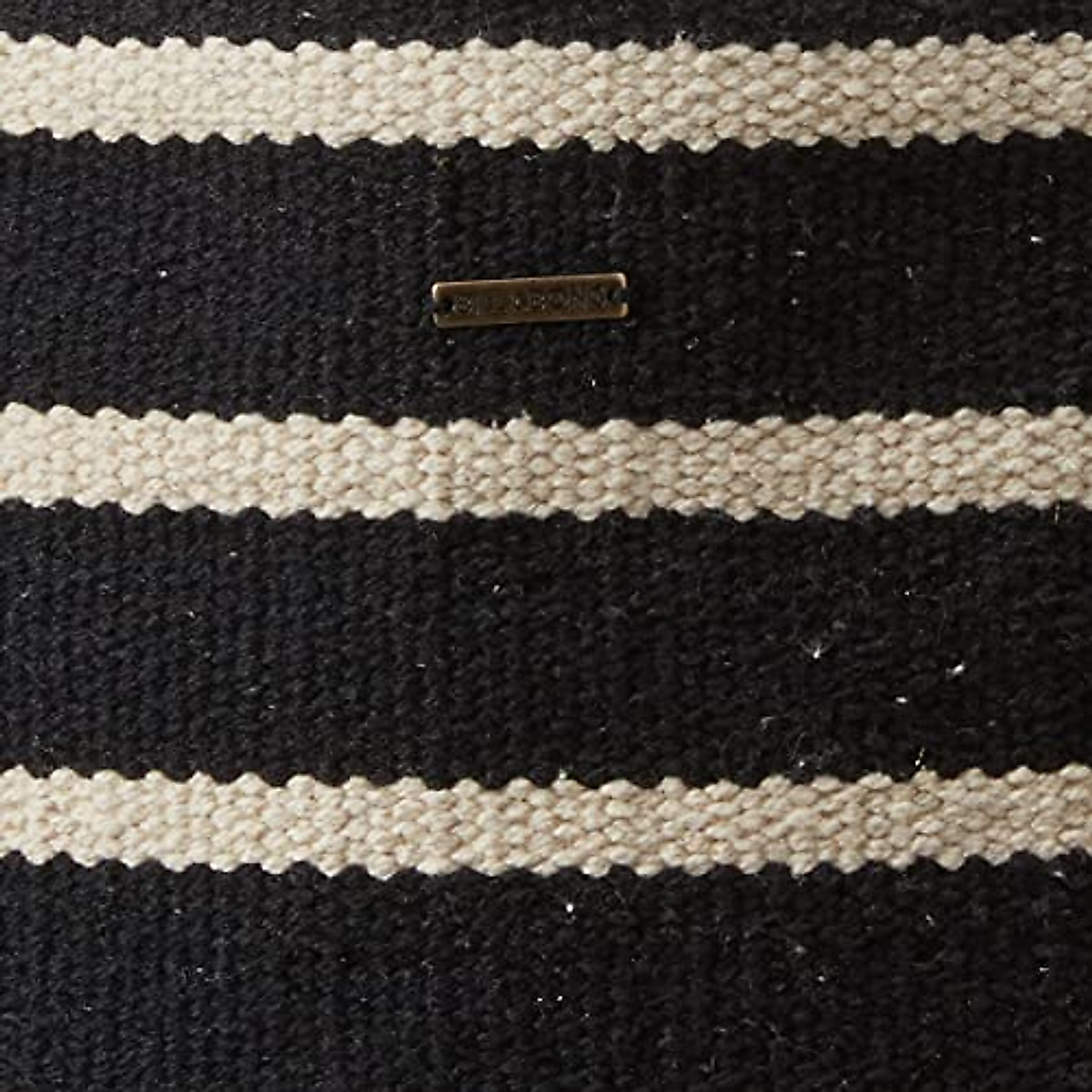 Billabong Women's 100% Cotton Totally Rad Tote Bag, Black, One