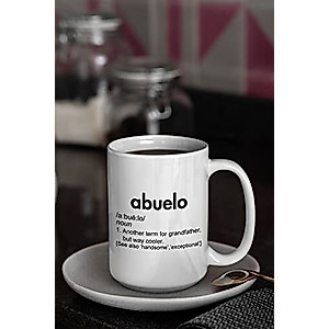 Dictionary Definition Fathers Day Gift Grandpa Abuelo Coffee Mug, Tee for Men Guys, Sarcastic Sense Of Humor Tea Cup
