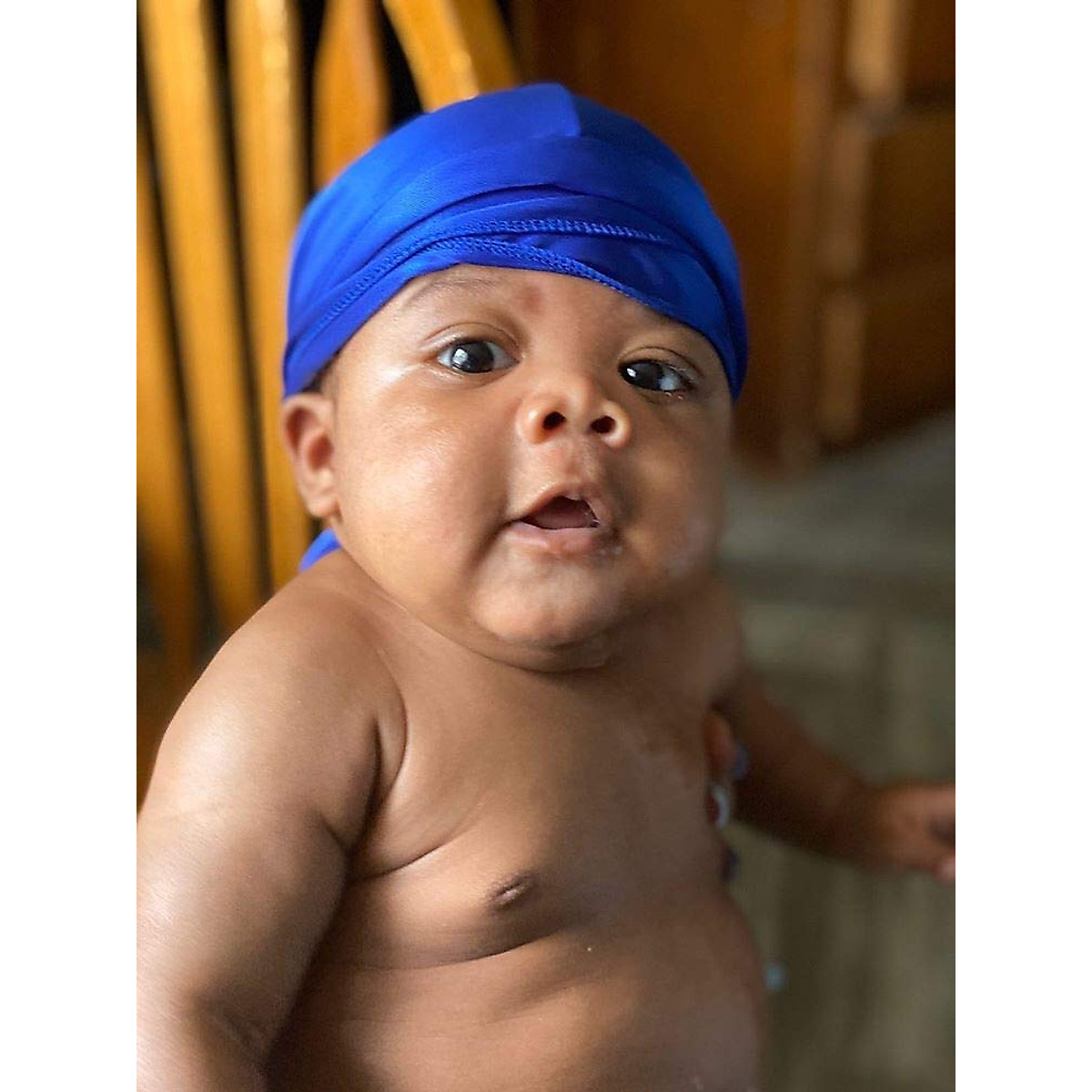 ForceWave 2 PCS Silky Satin Baby Durags for Boys Girls Infant