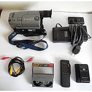 Sony CCD-TRV11 8mm Handheld Camcorder Bundle w Remote Control/Power Supply and A/V Cables