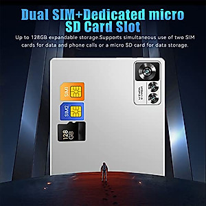 10.1in Tablet, Android 12 Tablet Octa Core 8GB RAM 256GB ROM, Front 800W Rear 1600W, 5G WiFi Tablet Support 4G Communication Network, 7000mAh