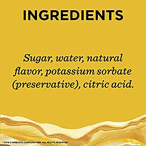 Starbucks Naturally Flavored Coffee Syrup, Vanilla, 12.17 Fl Oz (Pack of 4)