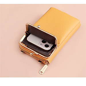 2023 Newest Phone Bag Purses, PU Leather Crossbody Wallet Purse With Phone Pocket, Travel Cell Phone Shoulder Bags For Women.