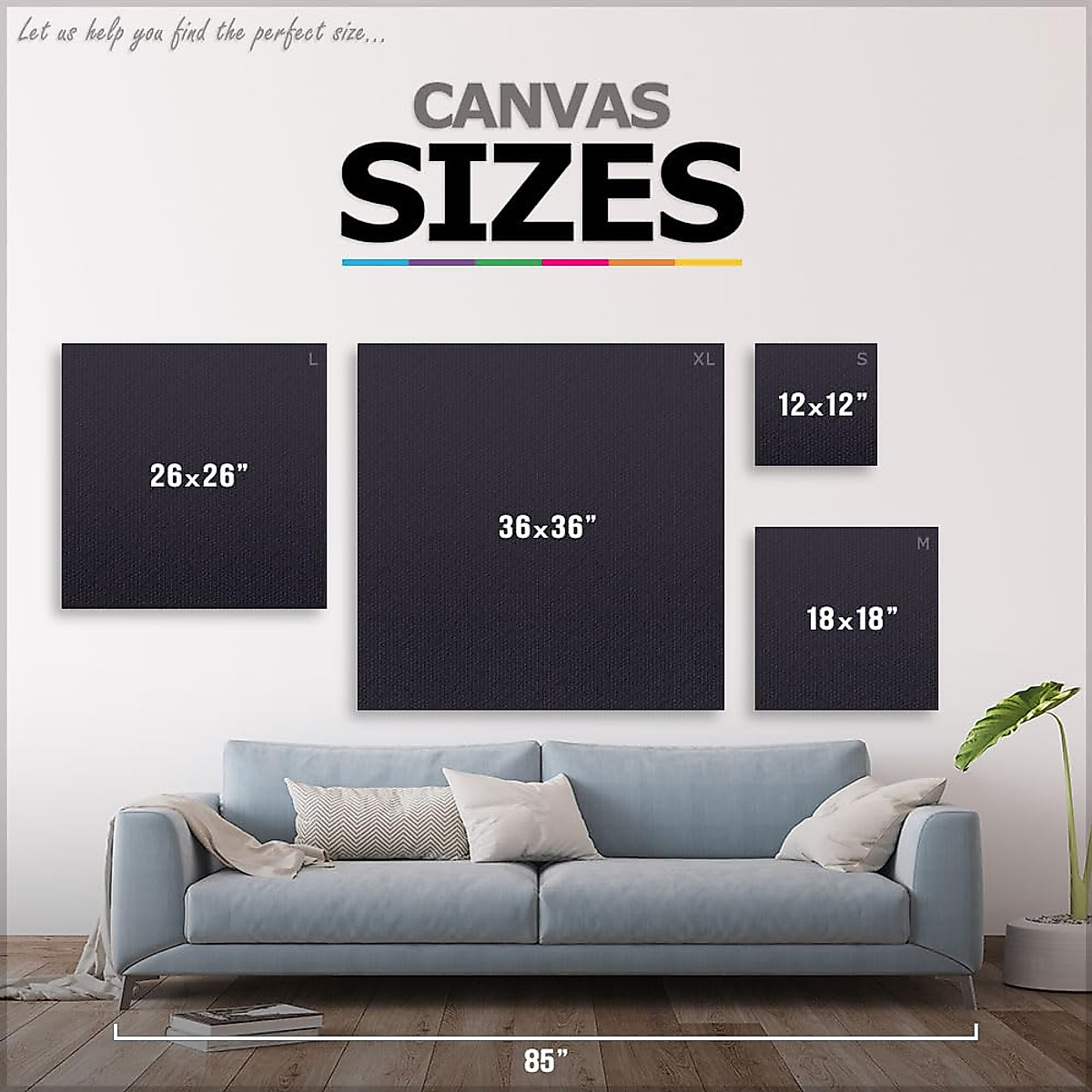 ARTCANVAS Koala Bear Australia Canvas Art Print Stretched Framed Painting Picture Poster Giclee Wall Decor - 26" x 26" (1.50" Deep)