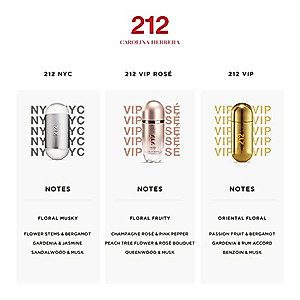 Carolina Herrera 212 Vip Rose Eau de Parfum Spray for Women, 1.7 Ounce