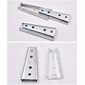 DBTHTSK Sofa Latch,Bed Replacement Parts,Heavy Duty Interlocking Tapered Hardware Accessories Furniture Connector for Sofa, Bed (2 Pairs)