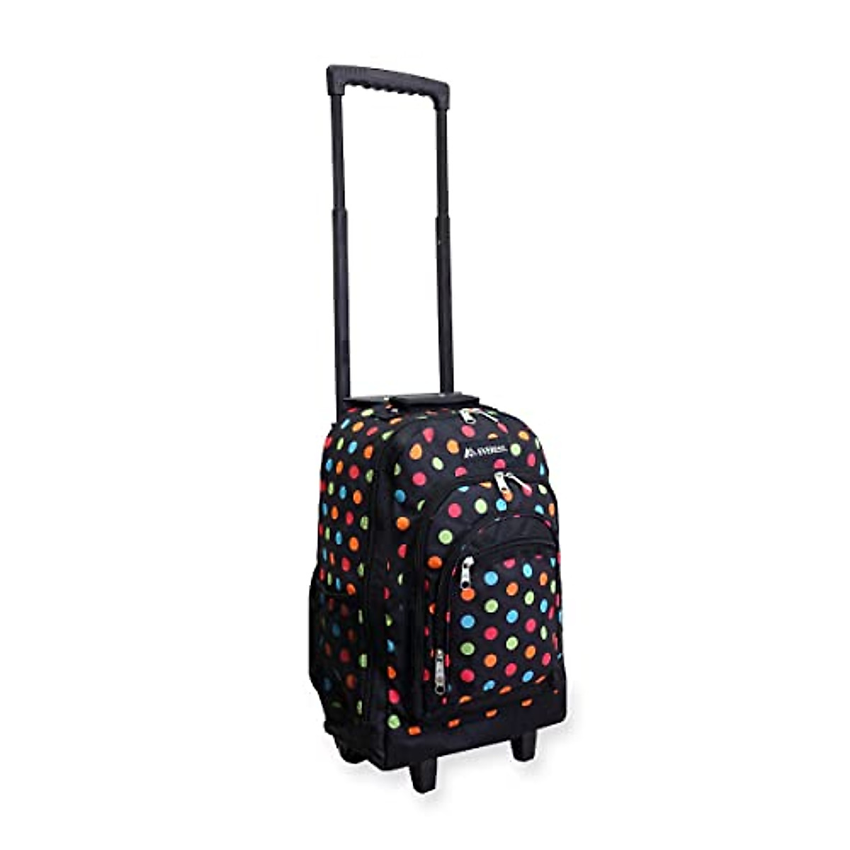 Everest Wheeled Backpack with Pattern, Polkadot, One Size