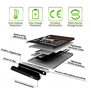 SHENMZ W-10a Battery, [6800mAh] Ultra High Capacity Replacement Battery for Netgear MR1100 AT&T Nighthawk M1 LTE Mobile Hotspot Router Netgear W-10 W-10A