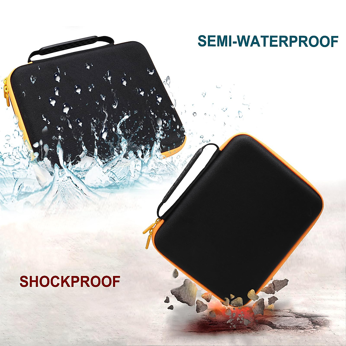 LTGEM Case Compatible with DEWALT DCF682N1/ DCF680N2 8V MAX Cordless Screwdriver, Batteries and Charger, Case Only