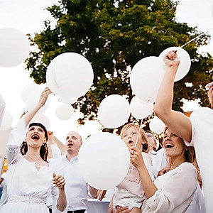 DUILE White Balloons White Balloon Garland Arch Kit Wedding Decoration Balloon Arch Kit Bridal Shower White Indoor Birthday Decoration Backdrop Party Supplies Baby Shower Decorations for Girl Boy
