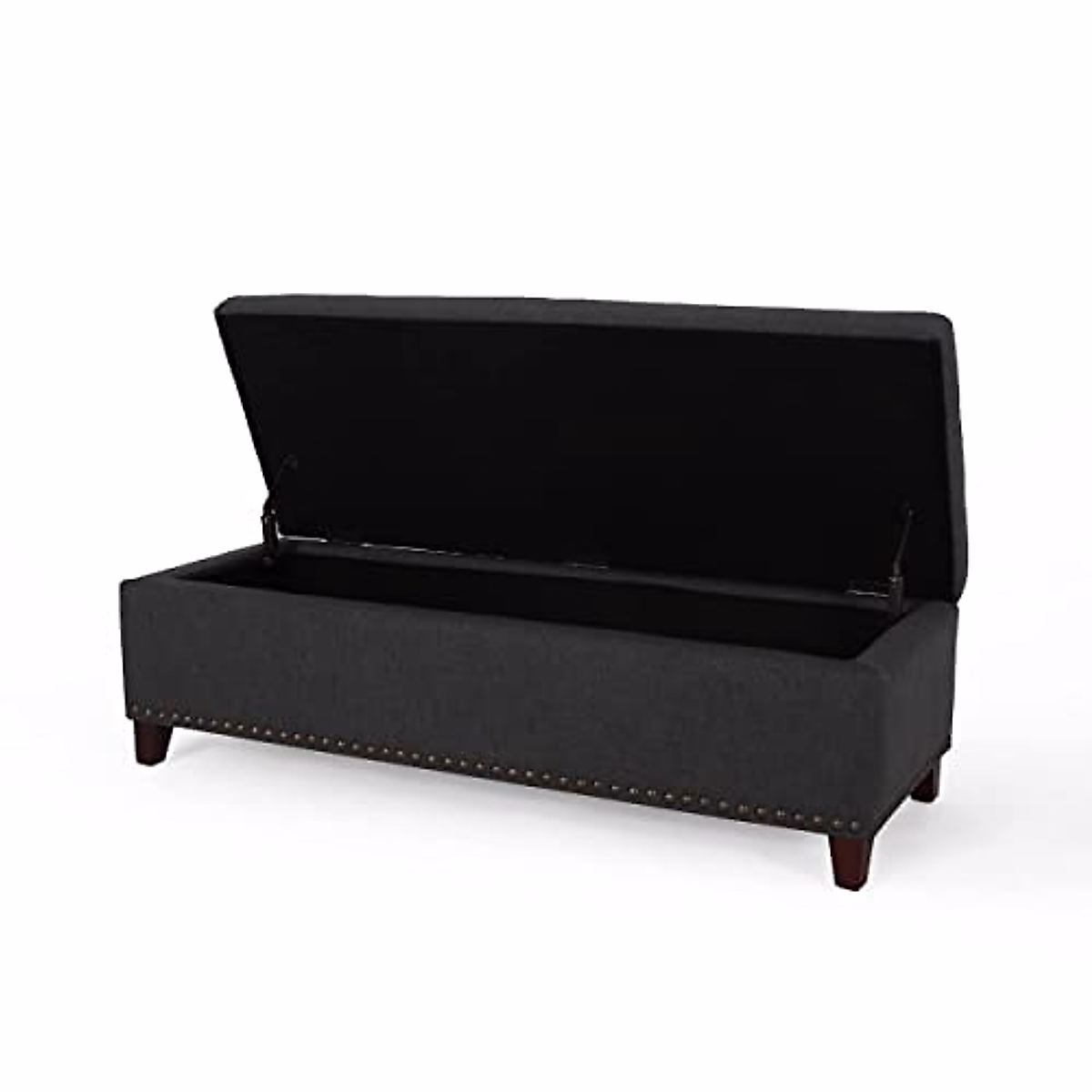 Christopher Knight Home Obert Ottoman, Dark Gray