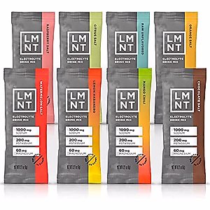 LMNT Keto Electrolyte Powder Packets | Paleo Hydration Drink Mix | No Sugar, No Artificial Ingredients | Sample Pack| 8 Stick Packs