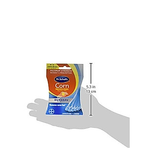 Dr. Scholl's Corn Remover With Duragel Technology, Removes Corns Fast And Provides Cushioning Protection Against Shoe Pressure And Friction For All-Day Pain Relief (Packaging May Vary), 6 Count