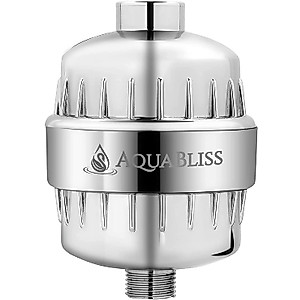AquaBliss High Output Revitalizing Shower Filter - Reduces Dry Itchy Skin, Dandruff, Eczema, and Dramatically Improves The Condition of Your Skin, Hair and Nails - Chrome (SF100)