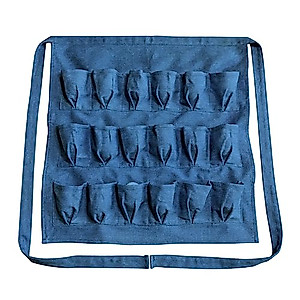 Backyard Barnyard 18 Pocket Soft Durable Denim Egg Gathering Apron FREE RUSTIC GIFT BAG INCLUDED! Collecting Chicken Duck Quail Poultry Eggs
