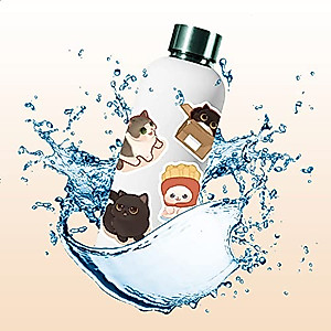 150 Pcs Cute Cat Stickers for Water Bottles| Gift for Kids Teen Birthday Party| Kawaii Stickers Pack|Waterproof Stickers for Water Bottles,Laptop,Phone,Skateboard,Bicycle