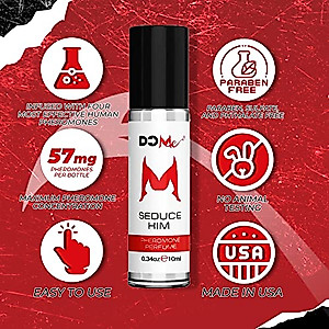 Do Me Premium Pheromone Cologne for Women - Seduce Him - Pheromone Perfume Cologne To Attract Men - Entice and Ensnare the Man of Your Dreams (0.34 oz)