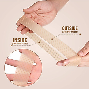 WILLBOND 2 Pieces Adjustable Silicone Wig Headband Fix Non Slip Wig Bands Seamless Grip Strong Holder for Men Women Sports Yoga (Light Brown)