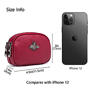 (Bundle of 2 Sets) imeetu Small Women Coin Pouch and Credit Card Holder Wallet