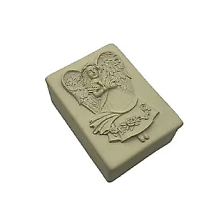 Comfy Hour Faith and Hope Collection Angel of Peace Keepsake Box, Polyresin, 3.45 Inch