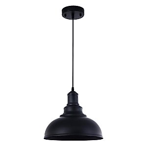 MgLoyht Pendant Lighting, Farmhouse Pendant Lamp, Hanging Light Fixtures with Metal Shade (Black Inside), Industrial Black Pendant Lights for Hallway Kitchen Island Dining Room Living Room